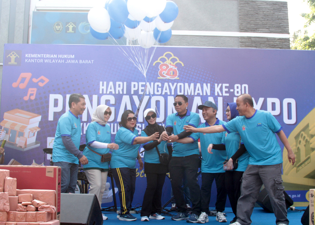 Semarak Pengayoman Expo, Kanwil Kemenkum Jabar Meriahkan Hari Pengayoman Ke-80